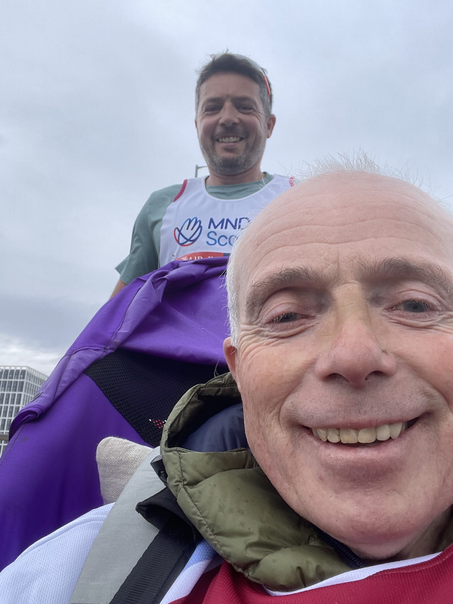 Local man with motor neuron disease will use a wheelchair pushed by his ...